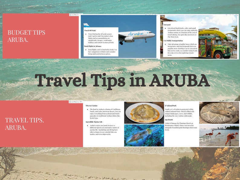 7-day Aruba Itinerary, Aruba Travel Guide PDF, Aruba Vacation Planner ...