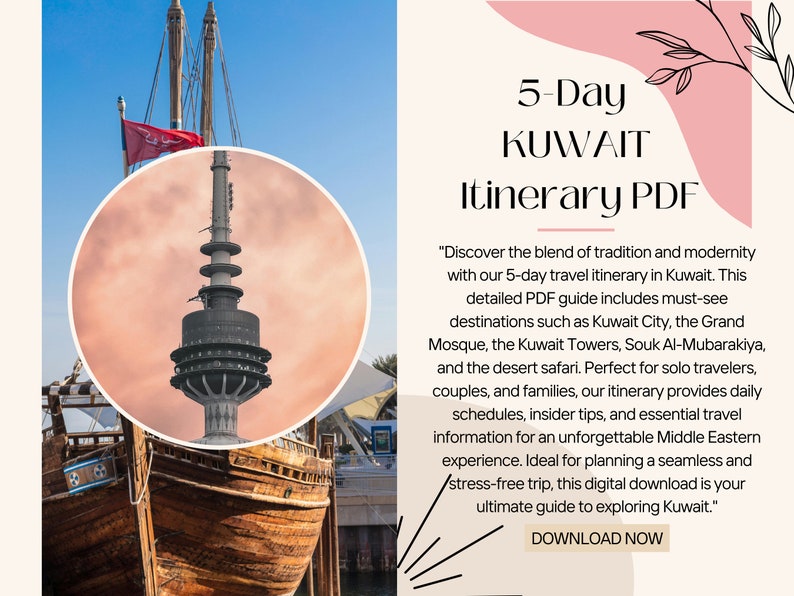 5-day Kuwait Travel Itinerary, Kuwait Travel Guide PDF, Kuwait City ...