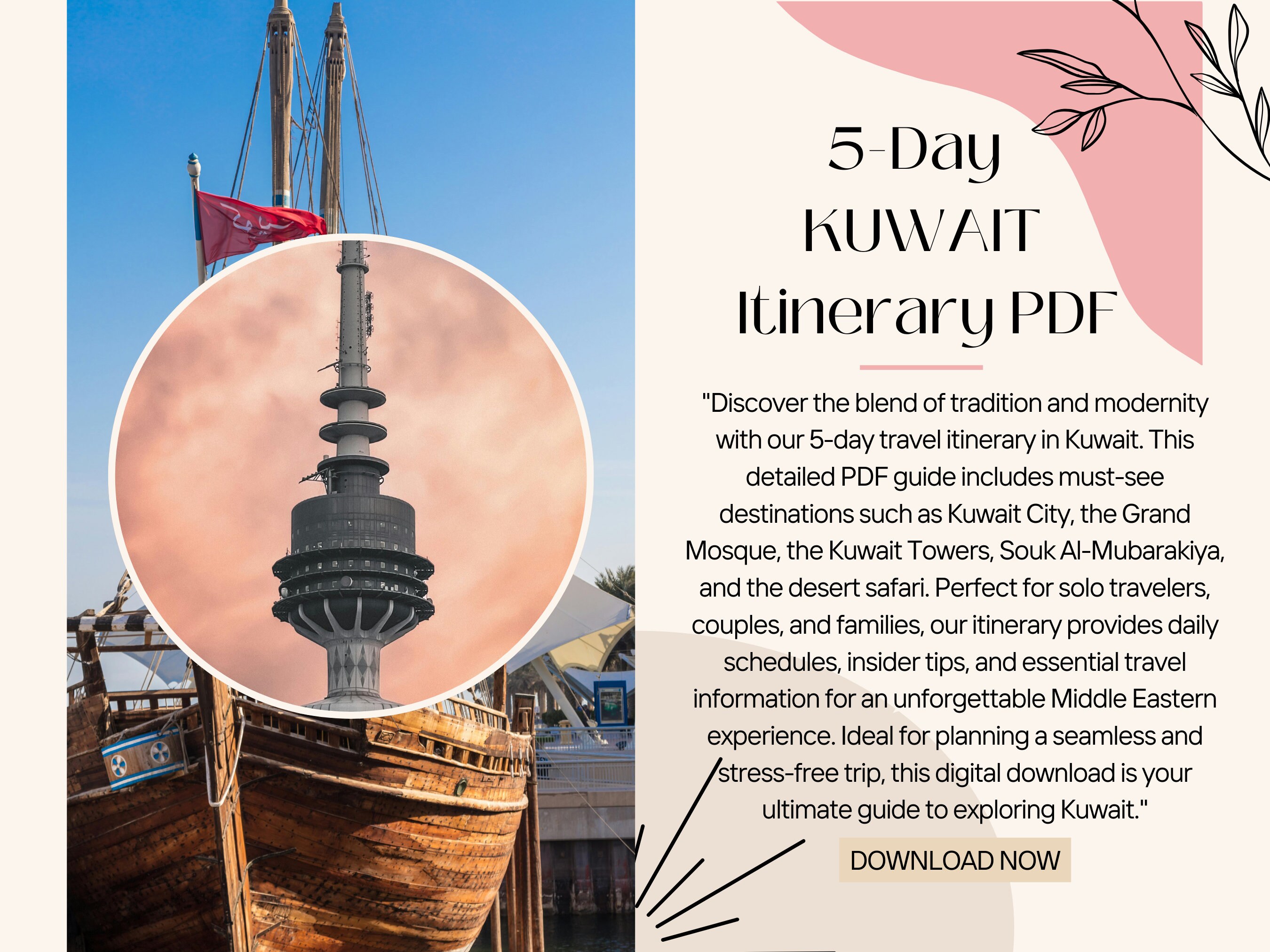 5-day Kuwait Travel Itinerary, Kuwait Travel Guide PDF, Kuwait City ...