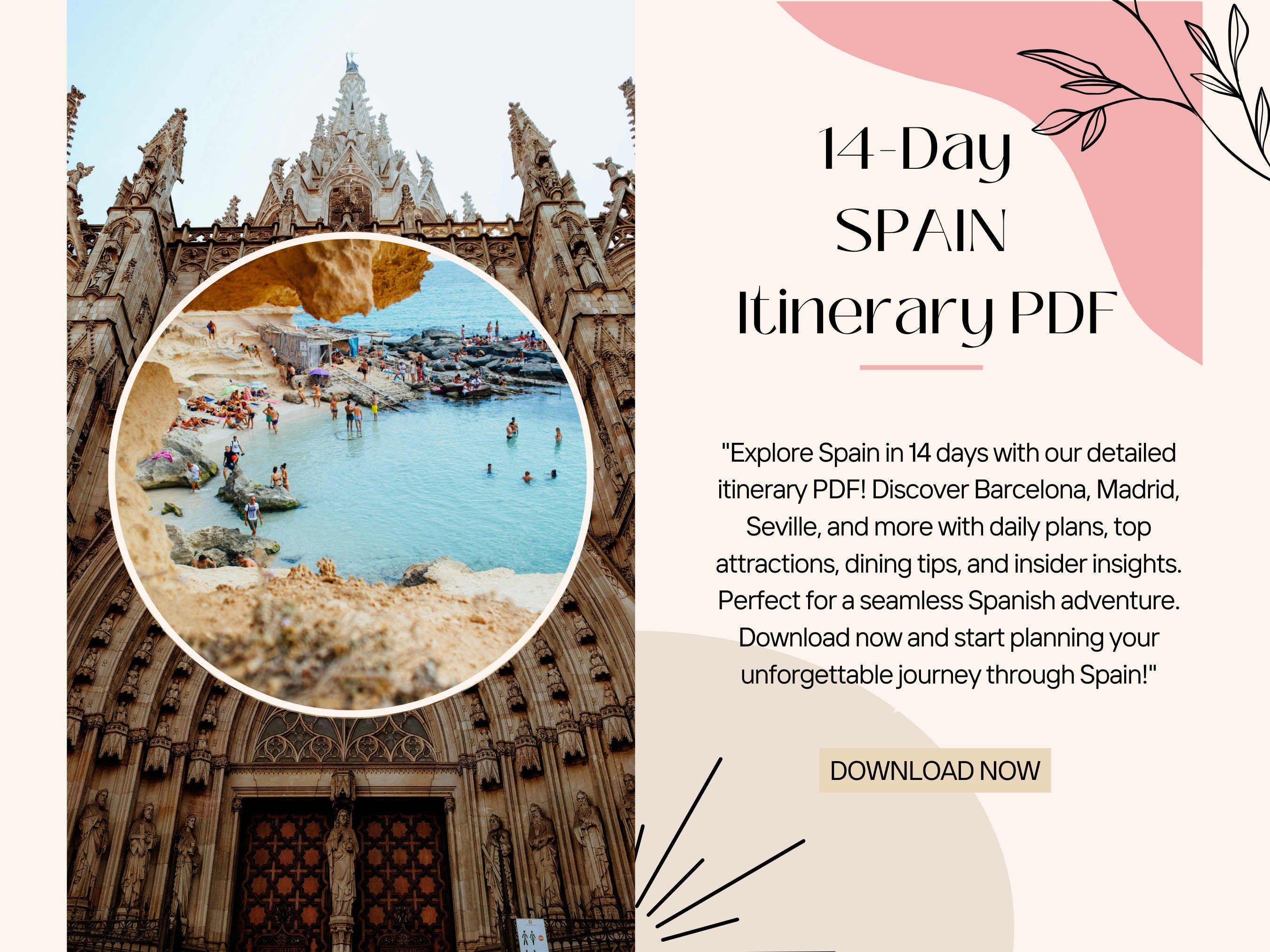 14-day Spain Itinerary PDF - Detailed Travel Guide, Spain Travel ...