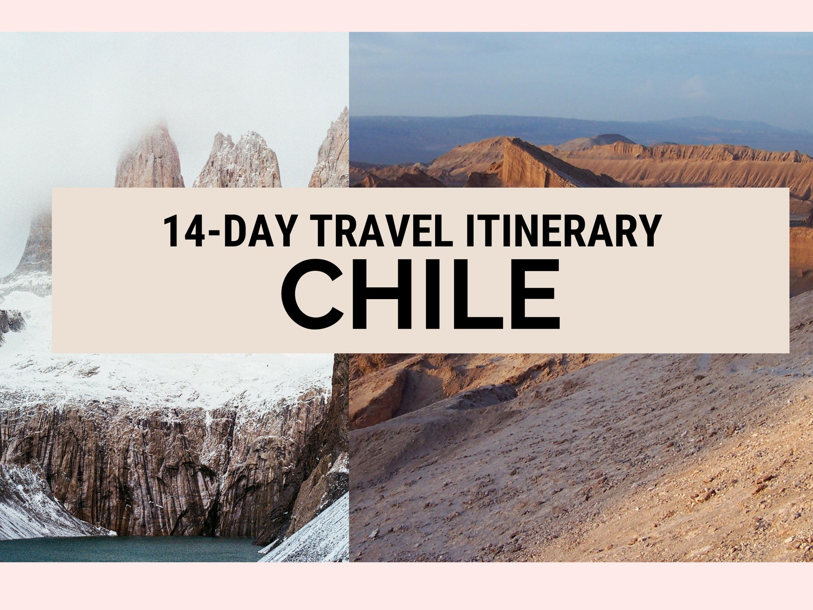 14-day Chile Itinerary, Chile Travel Guide PDF, Santiago, Valparaíso ...
