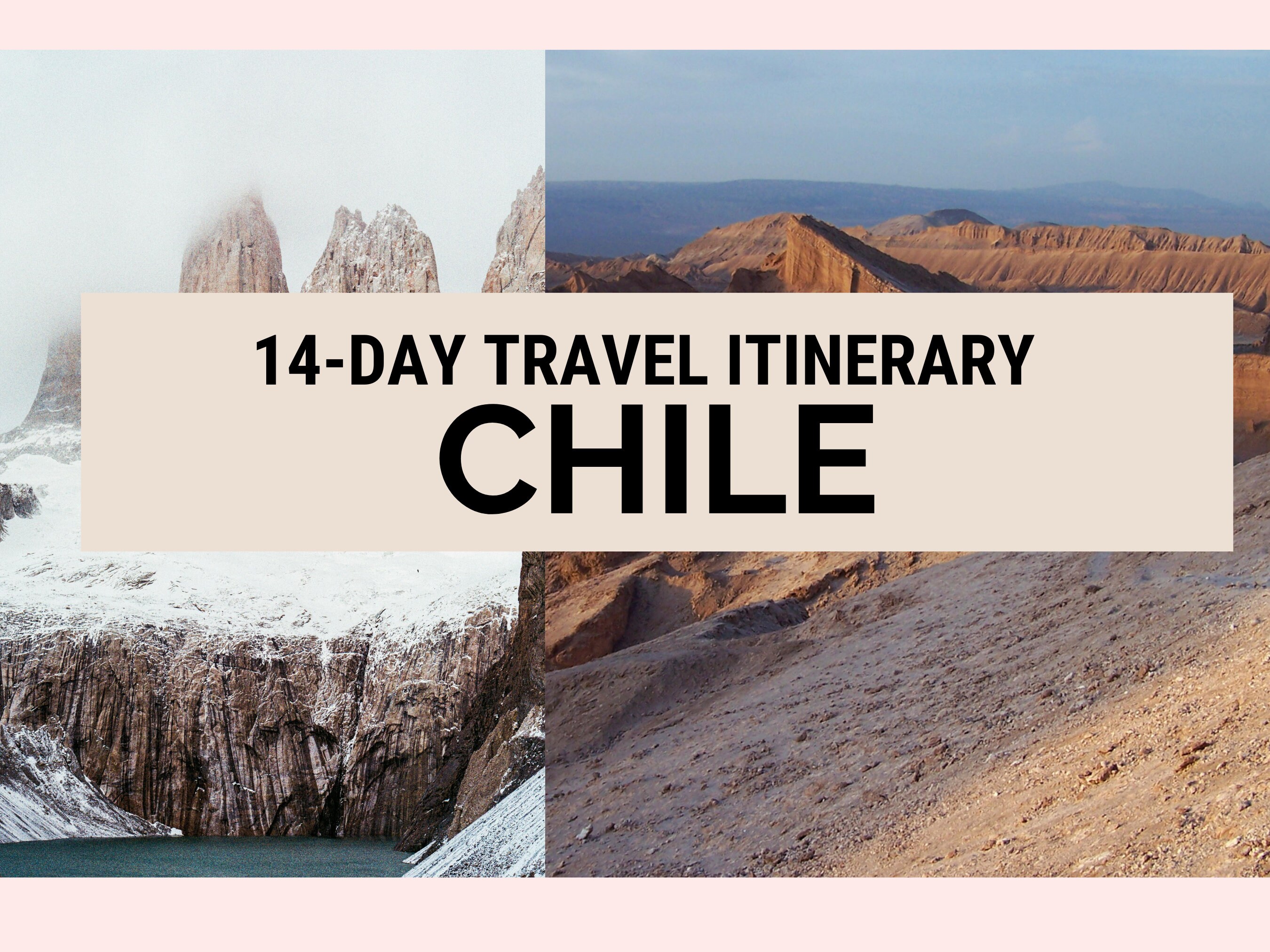 14-day Chile Itinerary, Chile Travel Guide PDF, Santiago, Valparaíso ...