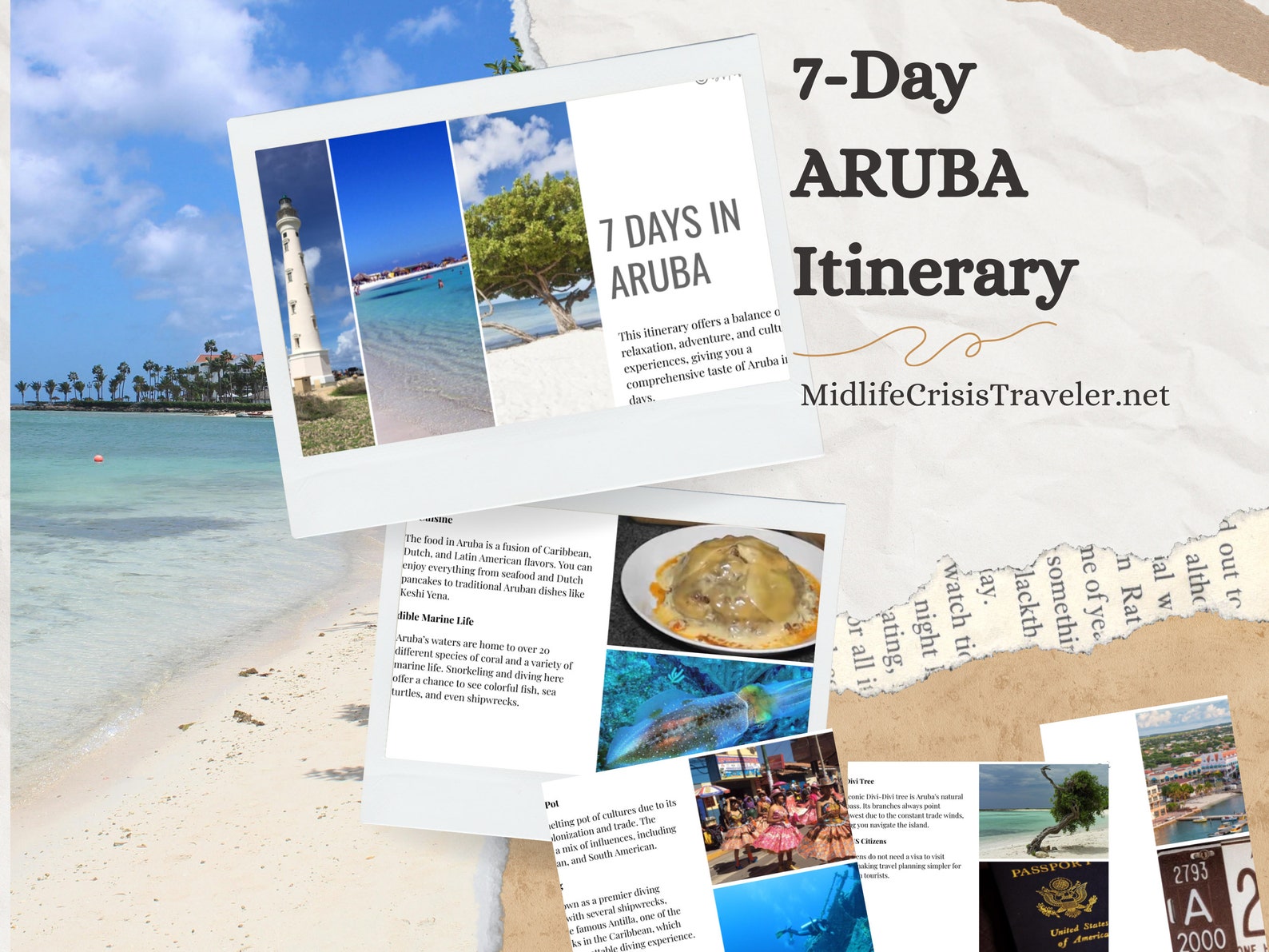 7-day Aruba Itinerary, Aruba Travel Guide PDF, Aruba Vacation Planner ...