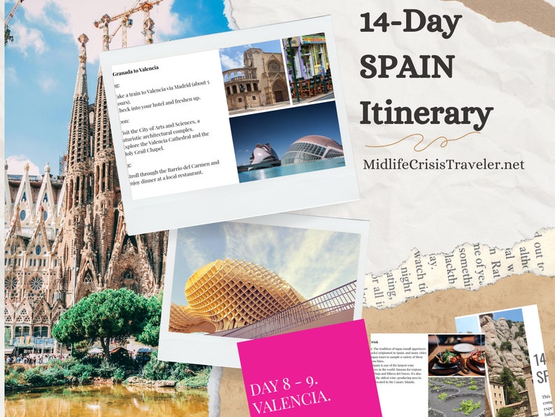 14-day Spain Itinerary PDF Detailed Travel Guide, Spain Travel, Europe ...