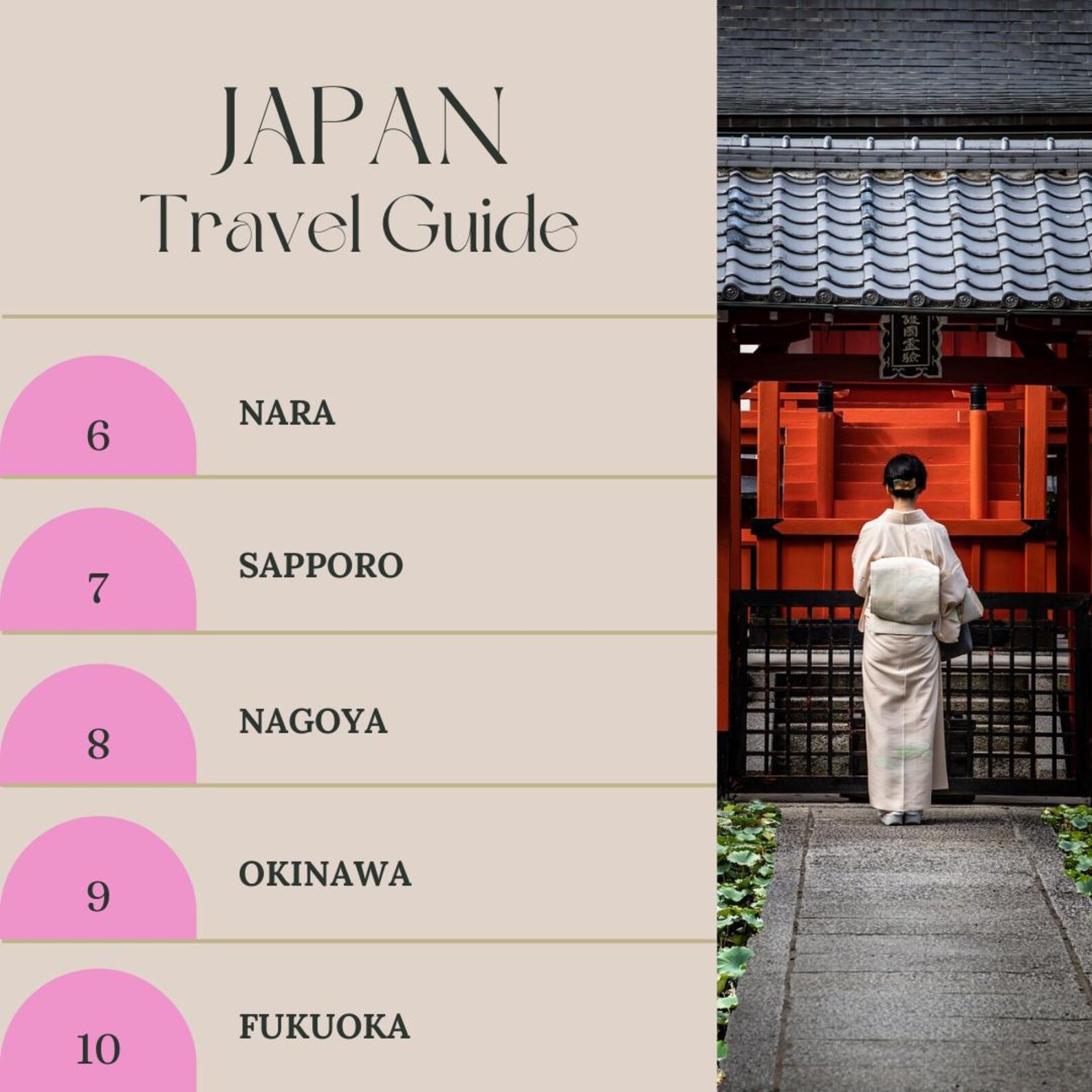 Japan Travel Guide PDF - Top Cities Itinerary With Must-see Attractions ...