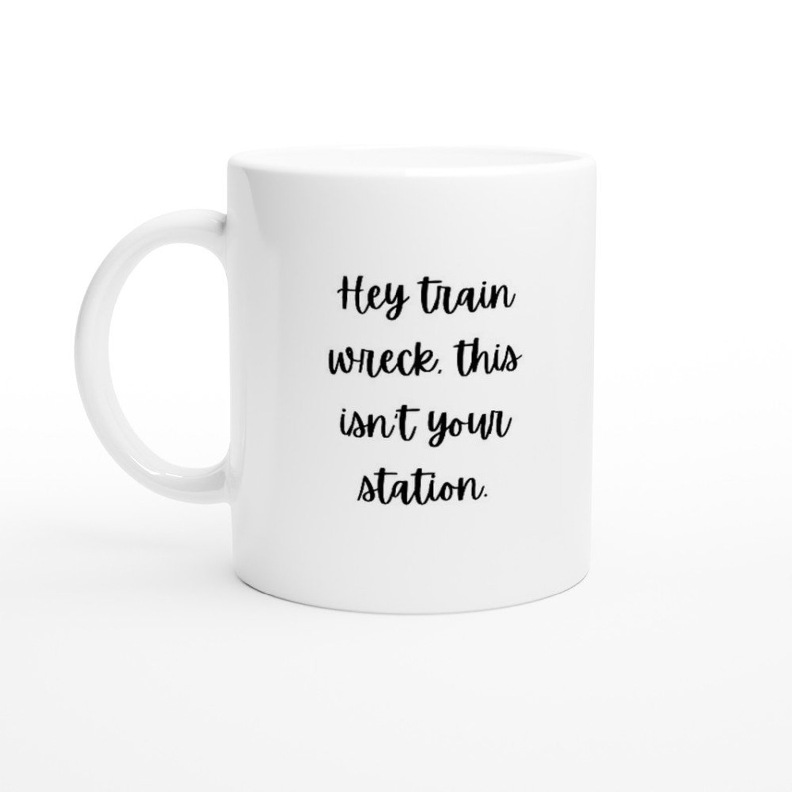 Hey Train Wreck, This Isn't Your Station. - Etsy