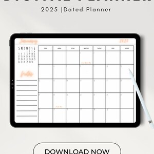 2025 Dated Monthly Planner - Etsy