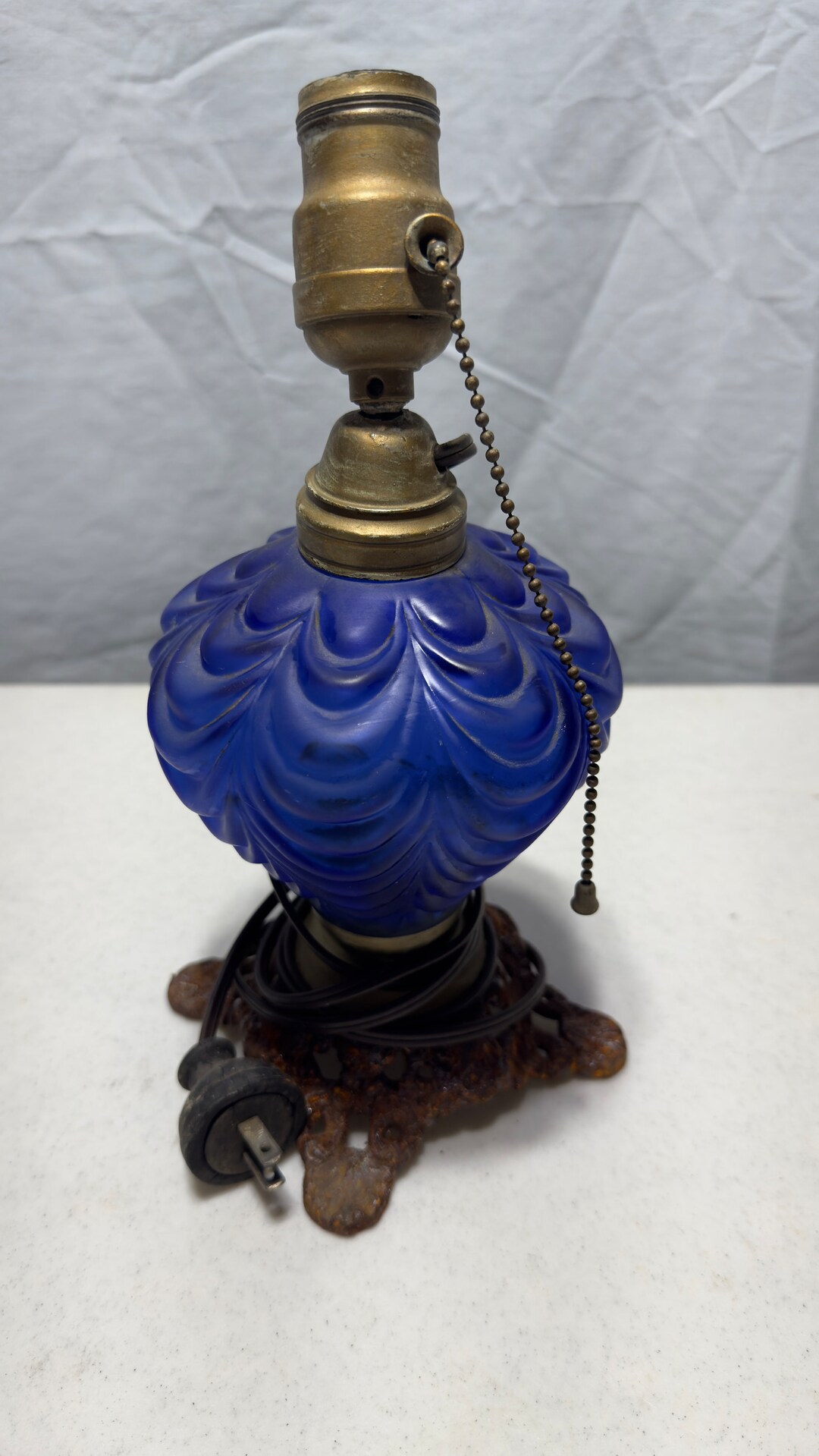 Antique Electric Oil Style Lamp - Etsy