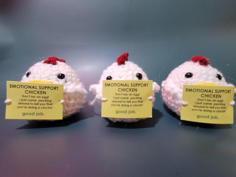 Emotional Support Chicken - Etsy