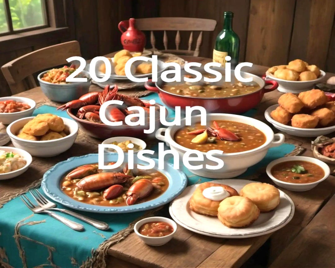 20 Classic Cajun Dishes - Etsy