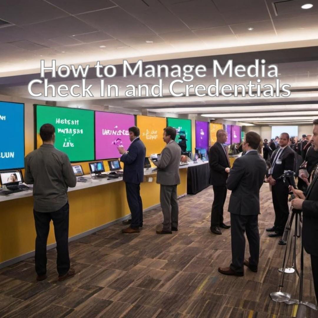 How to Manage Media Check in and Credentials - Etsy