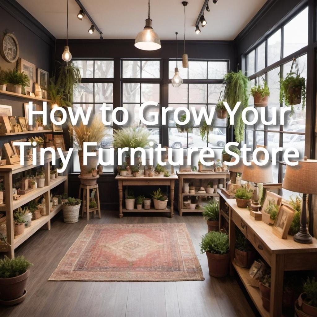 Tiny Furniture Store Guide - Marketing, Layout, and Sales Strategies - Etsy