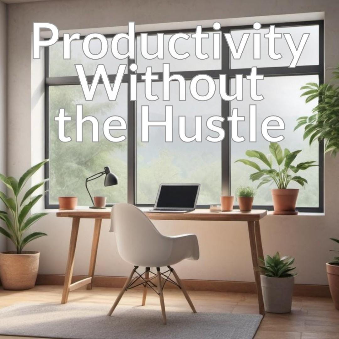 Productivity Without the Hustle - Etsy