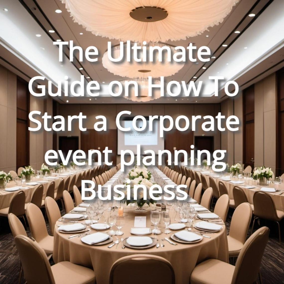 The Ultimate Guide on How to Start a Corporate Event Planning Business ...