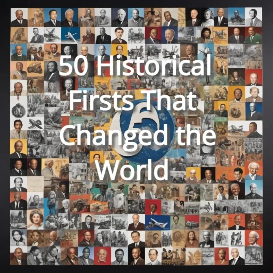50 Historical Firsts That Changed the World - Etsy