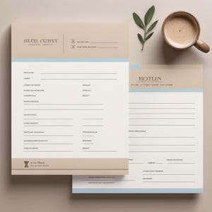 Client Intake Form for a Hotel Franchise Business - Etsy