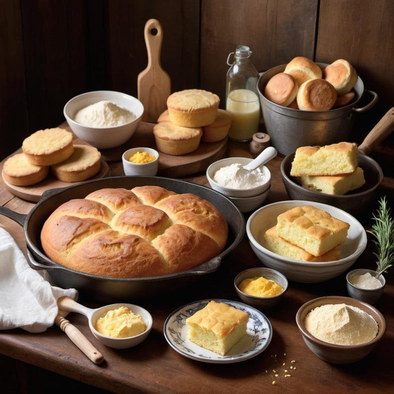 The Creole Bread Book: Cornbread, Biscuits, and More - Etsy