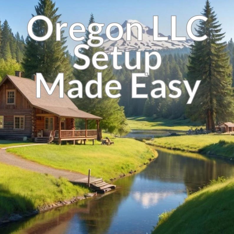 LLC Setup Guide: Easy Oregon Business Formation - Clear Steps - Etsy UK