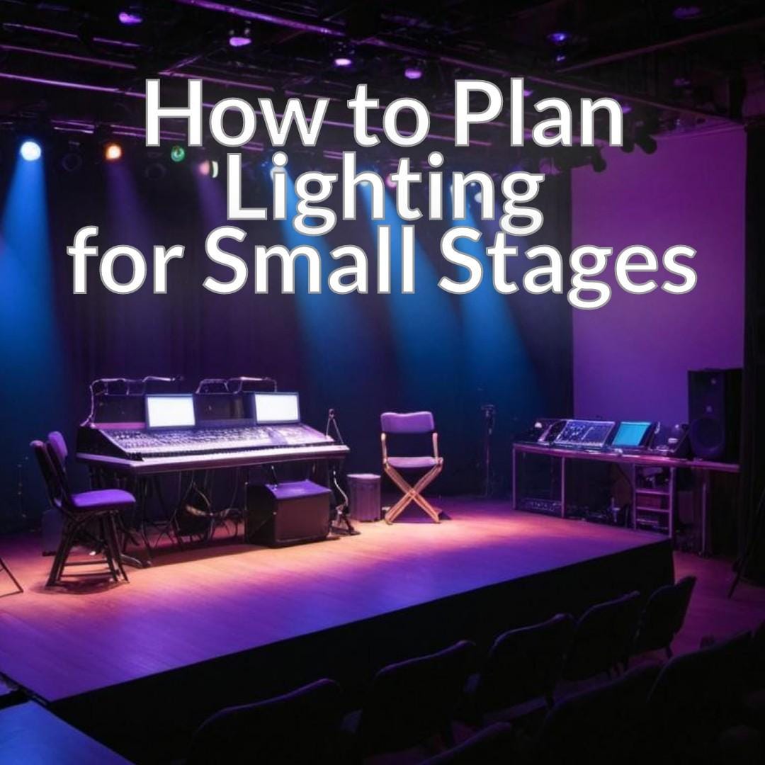 How to Plan Lighting for Small Stages - Etsy