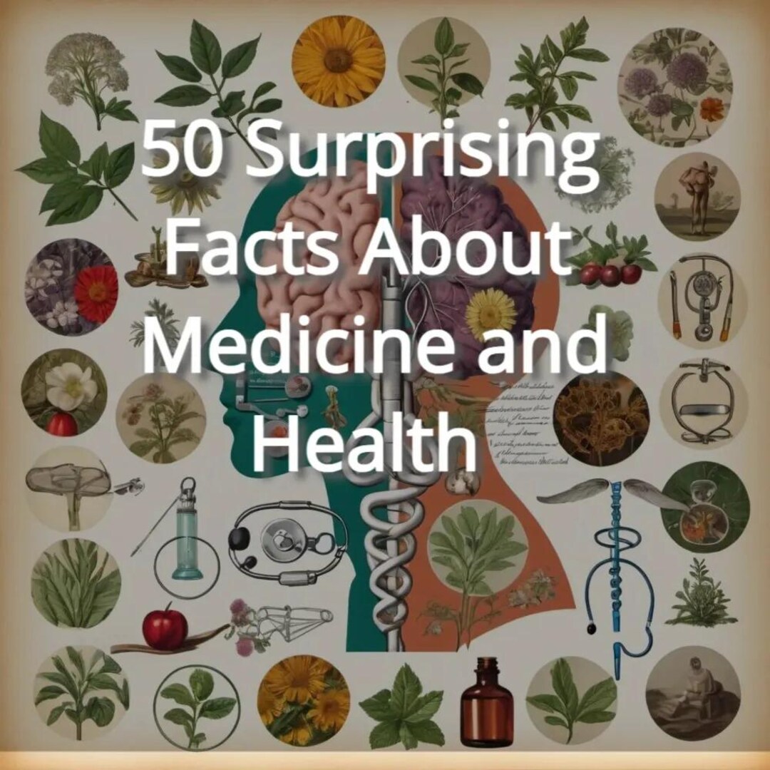 50 Surprising Facts About Medicine and Health - Etsy