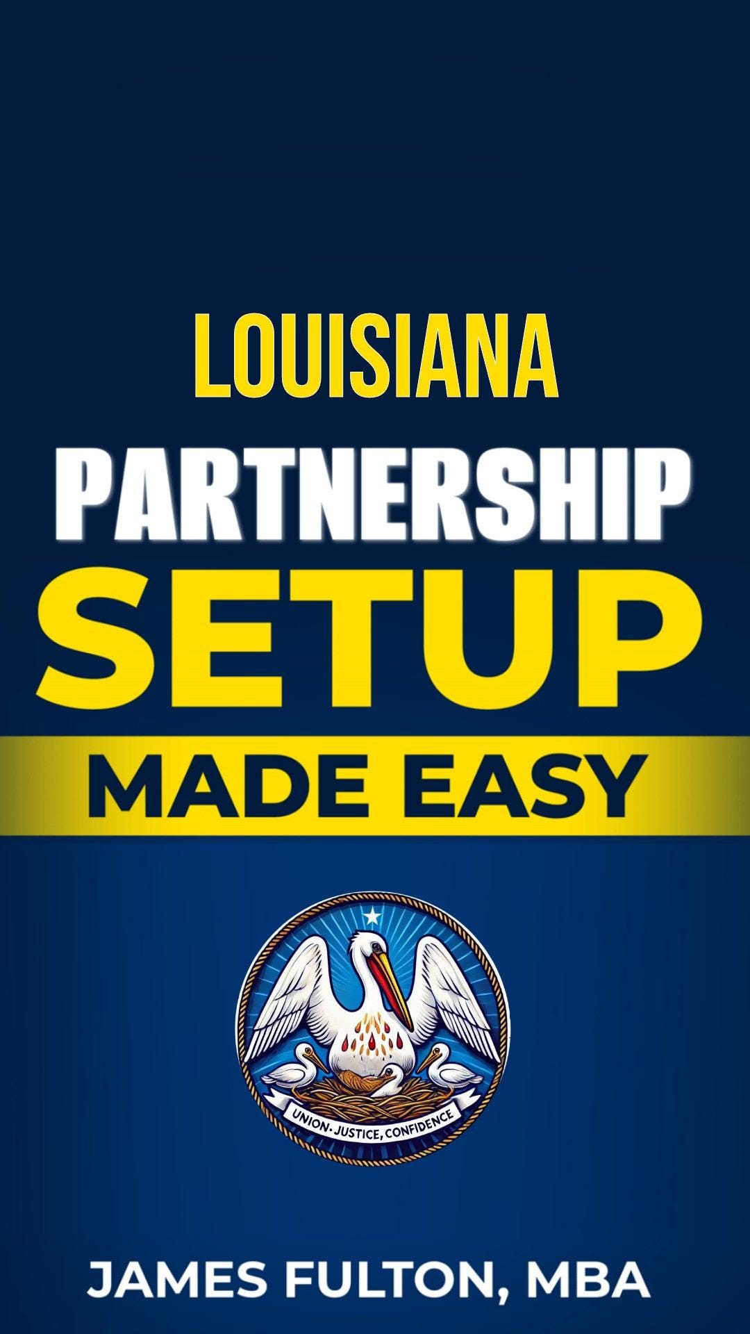 Partnership Setup Guide: Louisiana Business Rules - Forms Included - Etsy
