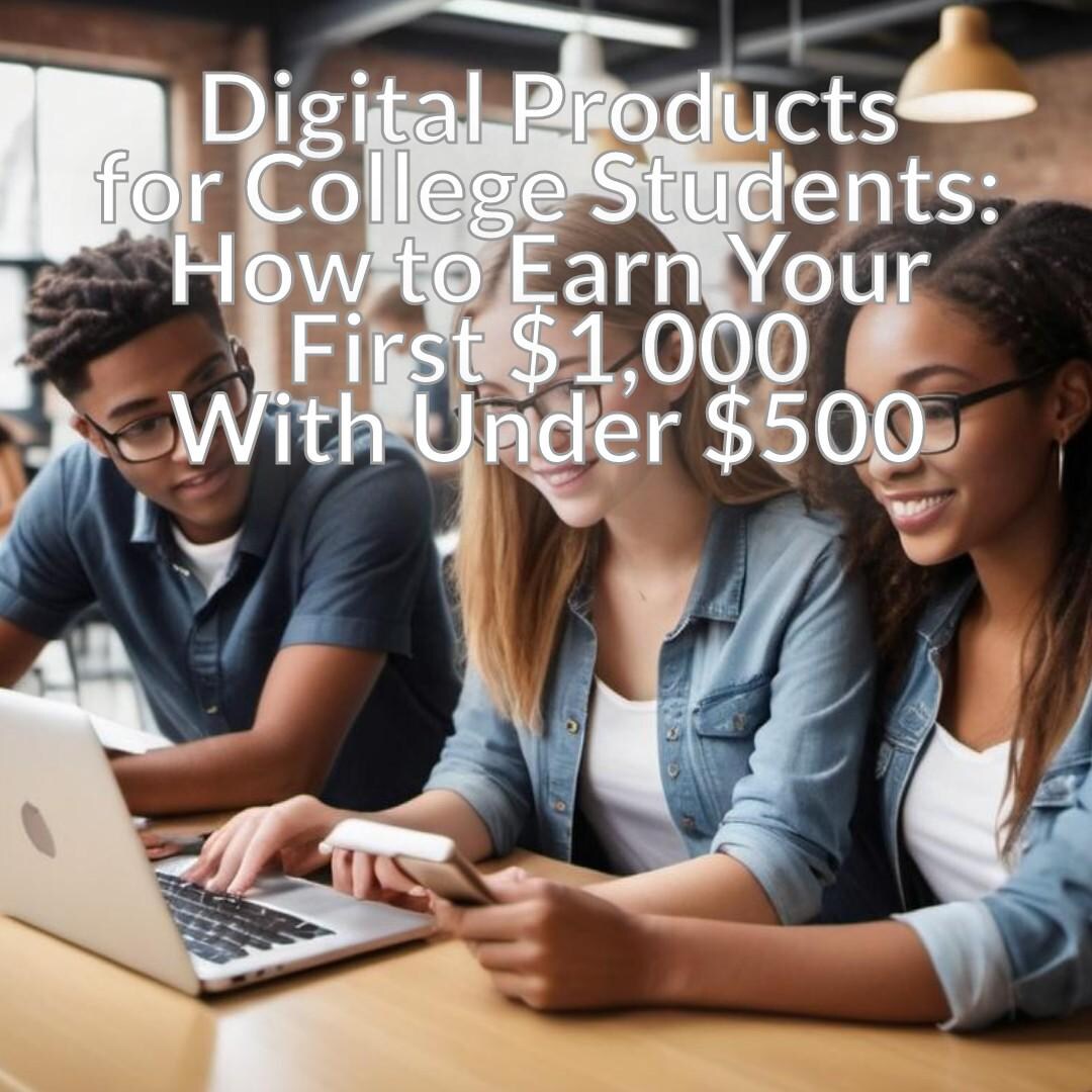 Digital Products for College Students: How to Earn Your First One ...