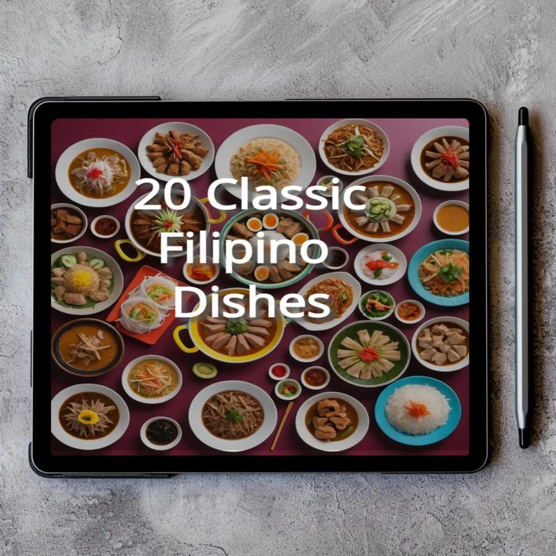 20 Classic Filipino Dishes - Etsy