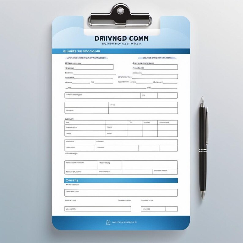 Client Intake Form for a Driving School Business - Etsy