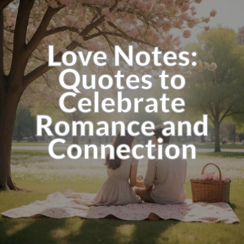 Love Notes: Quotes to Celebrate Romance and Connection - Etsy