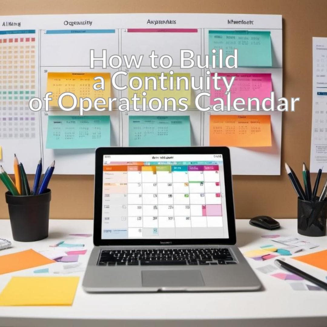 How to Build a Continuity of Operations Calendar - Etsy
