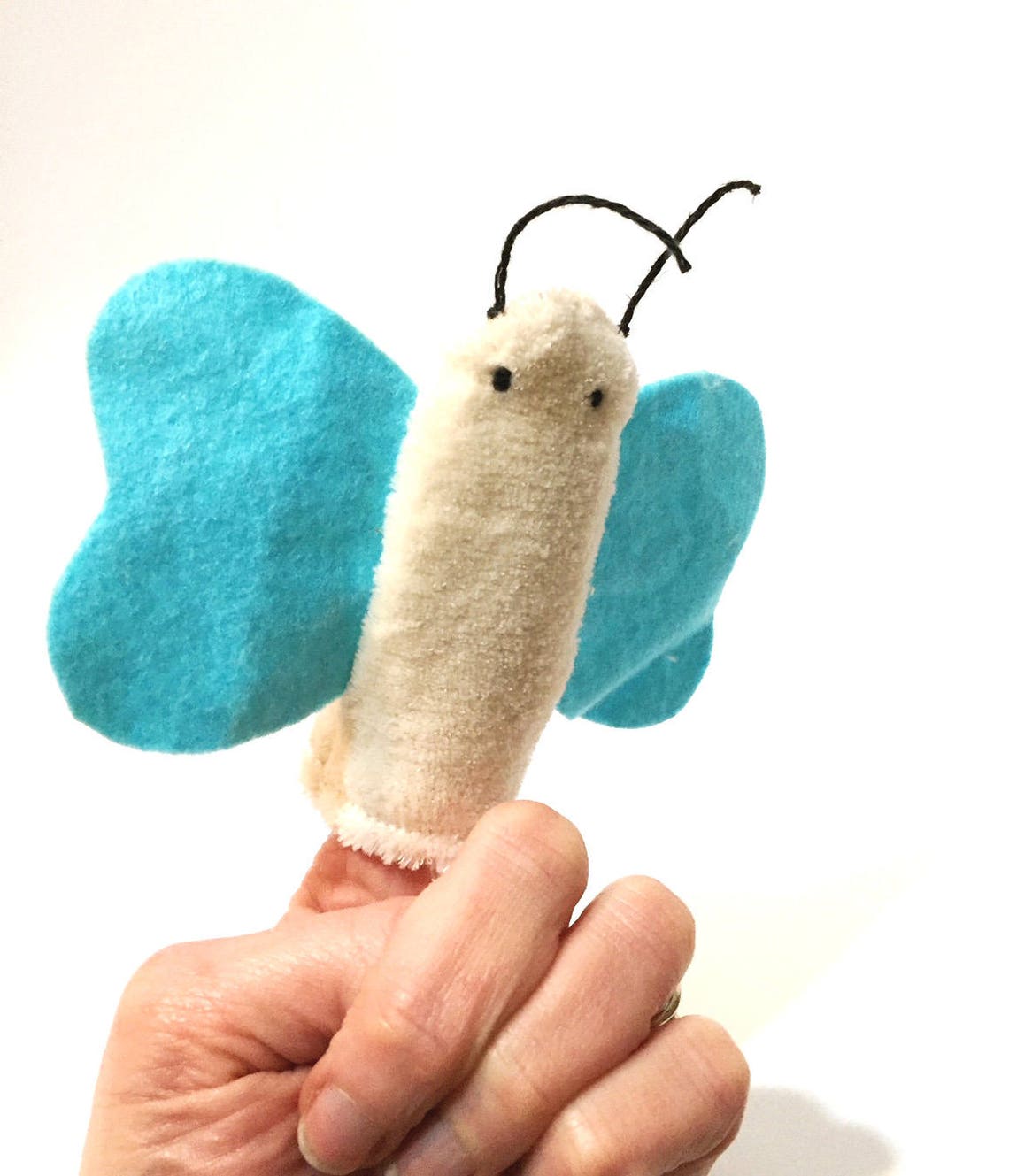 Organic Toy Finger Puppet Custom Butterfly Firefly Insect | Etsy