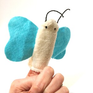 Organic Toy Finger Puppet Custom Butterfly Firefly Insect - Etsy