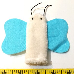 Organic Toy Finger Puppet Custom Butterfly Firefly Insect - Etsy