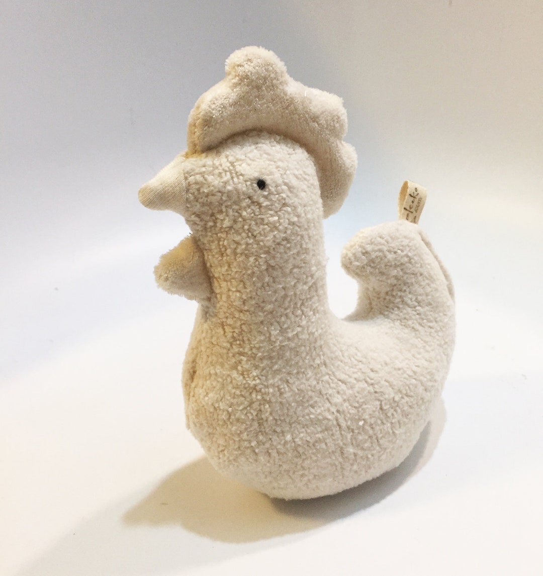 Organic Rooster Plush Green Doll Farm Chicken Stuffed Animal - Etsy