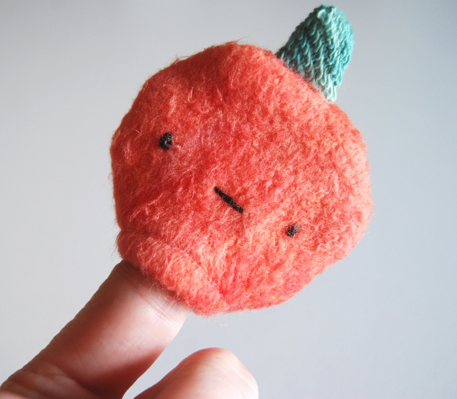 Eco Pumpkin Finger Puppet Eco Friendly Harvest Organic Baby - Etsy