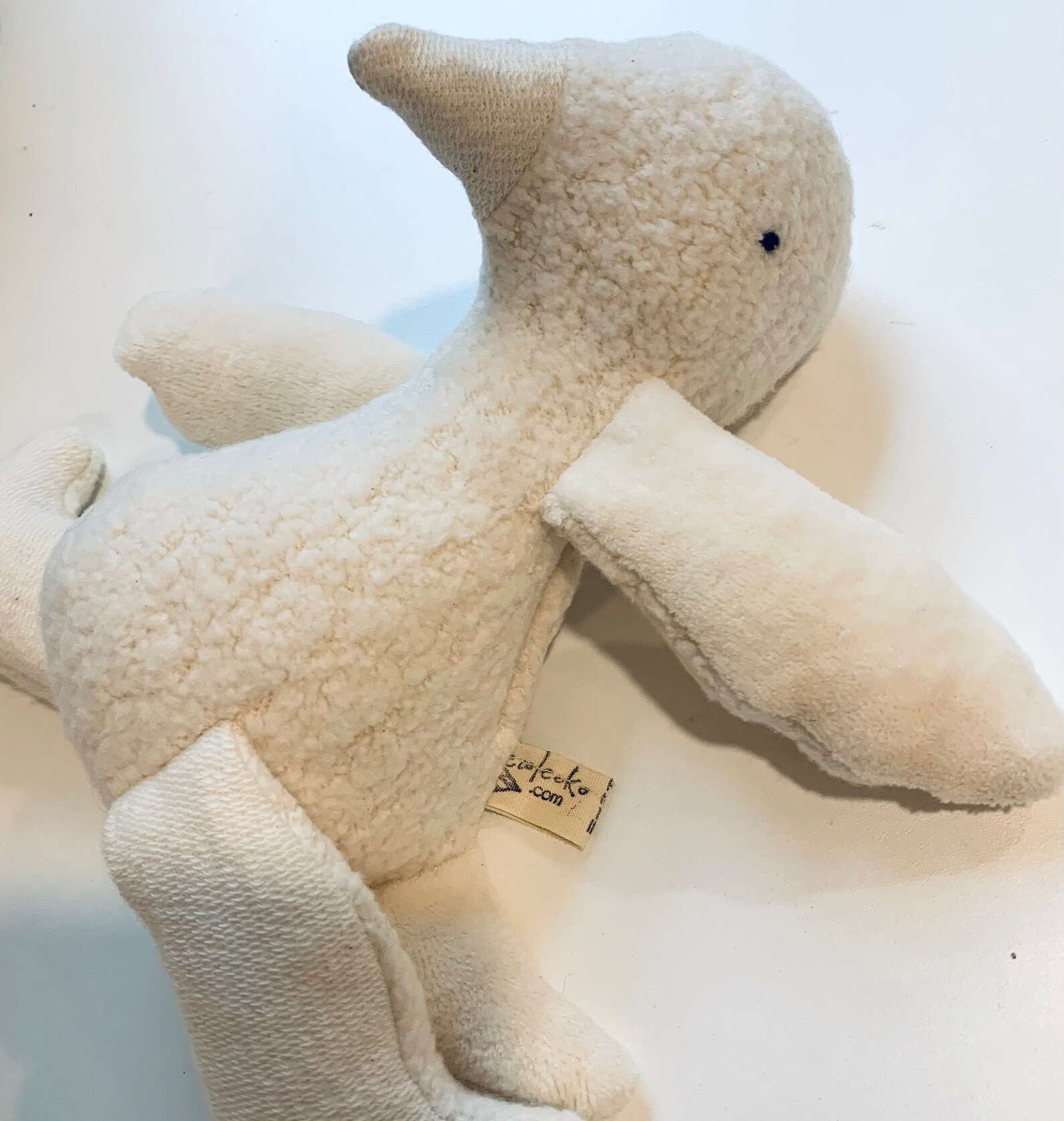 Organic Cotton Natural Duck Bird Easter Doll Velour Eco - Etsy