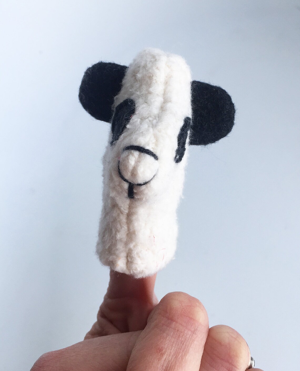 Eco Friendly Organic Panda Bear Finger Puppet Animal Toddler - Etsy
