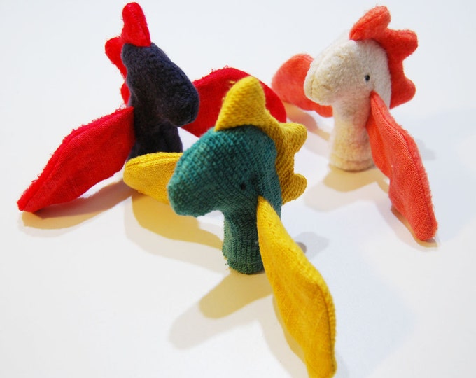 Eco Organic Finger Puppet Flying Dragon Toddler Boy Fantasy - Etsy