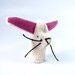 Organic Bunny Velour Rabbit Finger Puppets Easter Gift Toddler Baby Toy ...