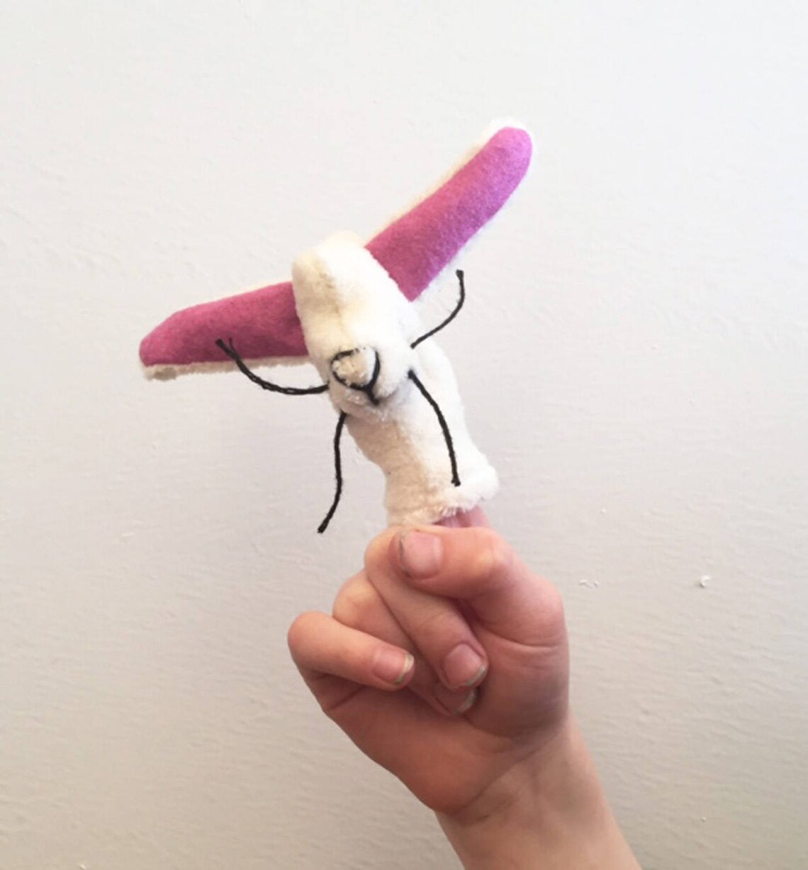 Organic Bunny Velour Rabbit Finger Puppets Easter Gift Toddler | Etsy