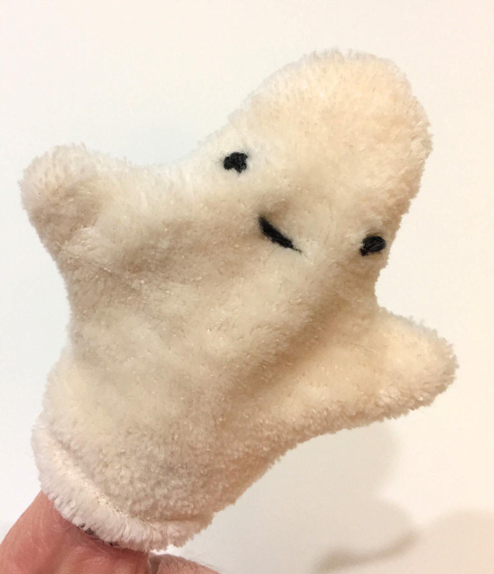 Organic Ghost Finger Puppet Eco Friendly Halloween Baby - Etsy