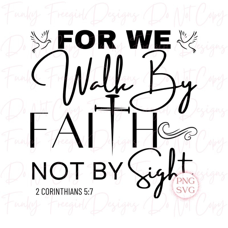 2 Corinthians 5 7 - Etsy