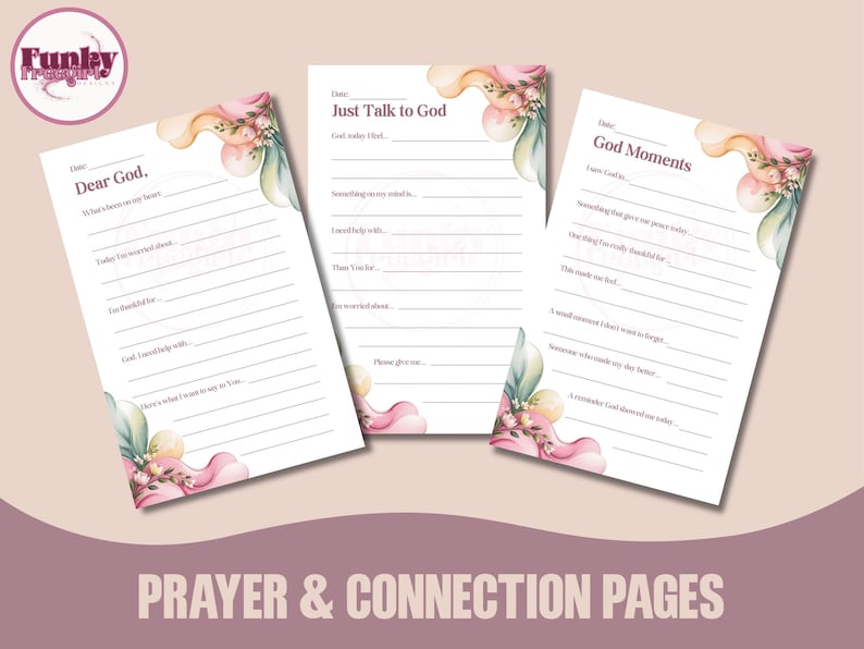 Teen Faith Journal Printable, Christian Girl Journal, Bible Study ...