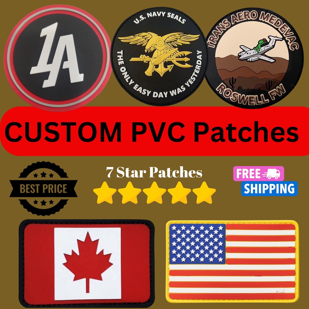 Custom PVC Patches,3d Patches, Custom Patch, Military Patch, PVC, Fast ...