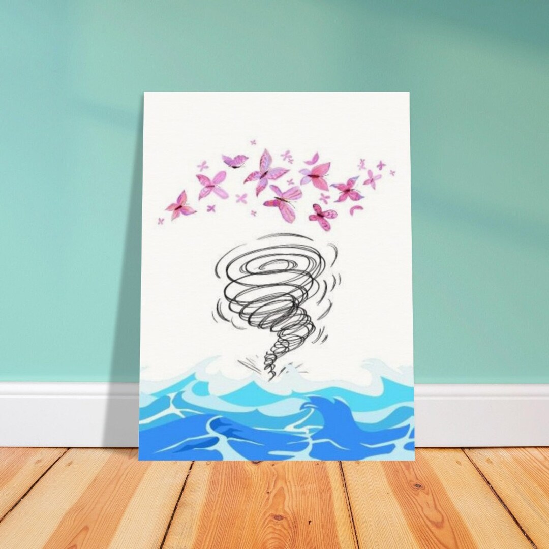 Wall Art Cyclone Butterfly - Etsy