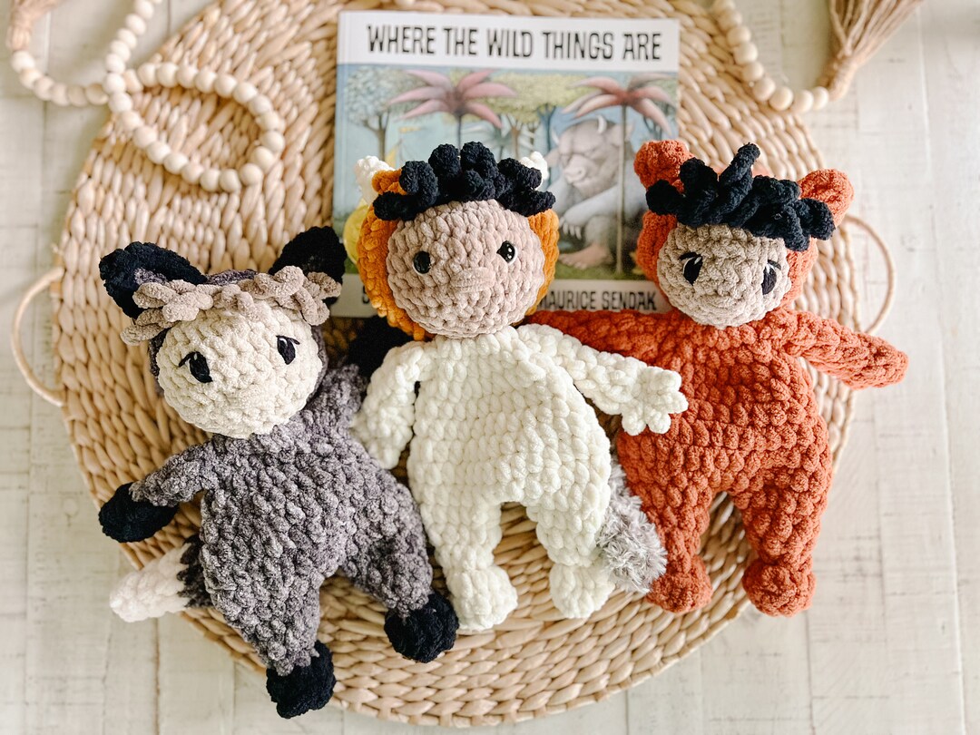 Crocheted Wild One Lovey Wild Things Inspired Where the Wild Things ...