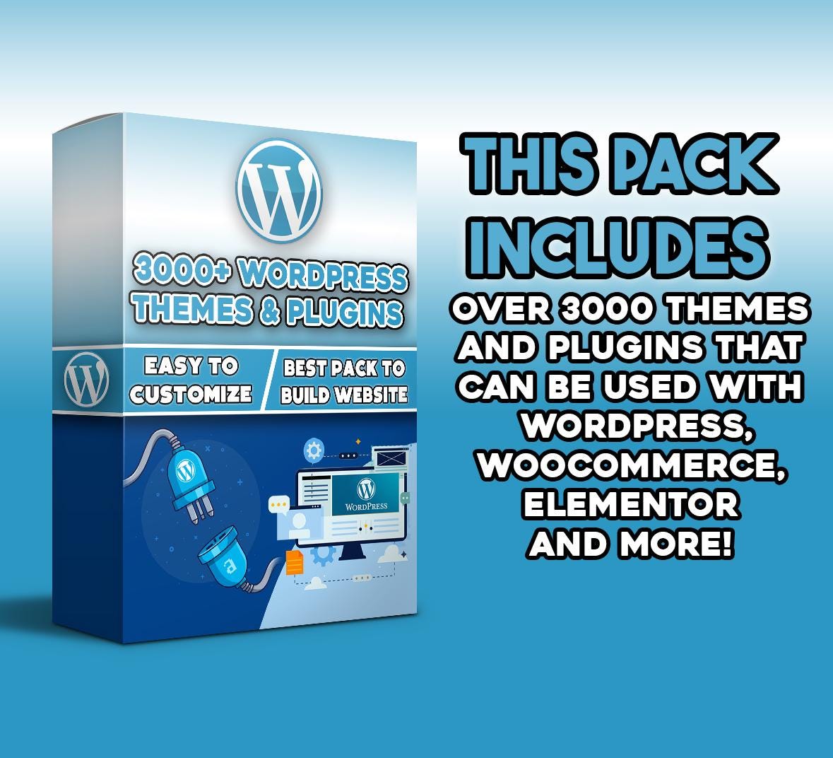 3000+ Premium Wordpress Themes & Plugins Bundle, Woocommerce Website ...