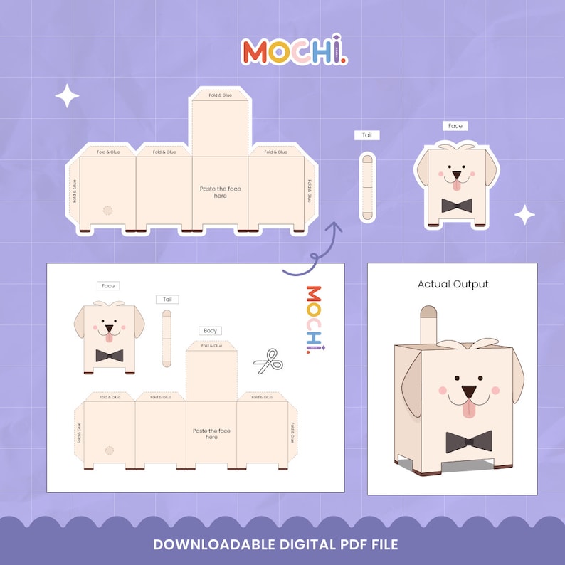 Cute Animal Paper Toy for Kids. DIY, Arts and Crafts, Learning - Etsy