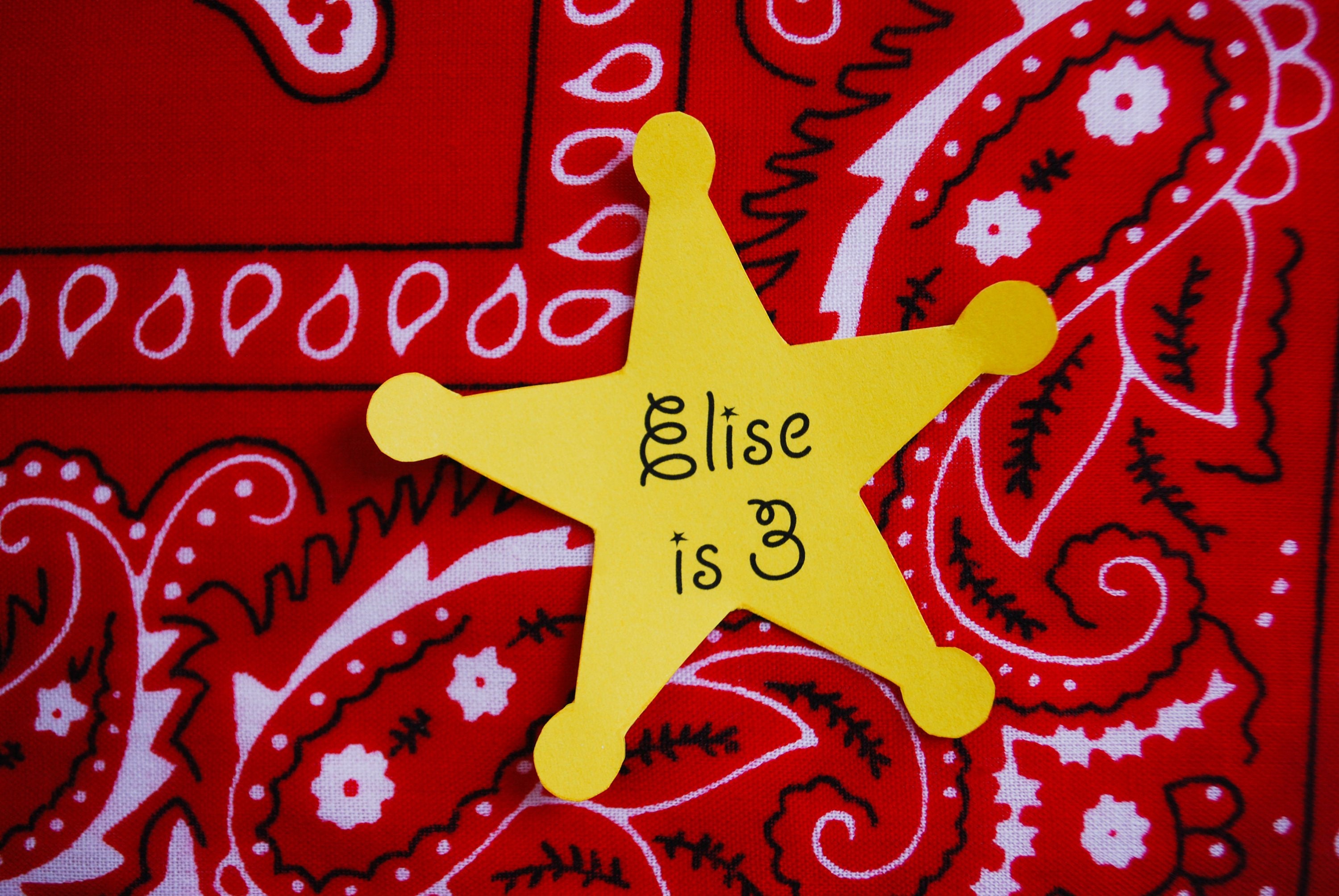 Cowboy Sheriff Badge Printable