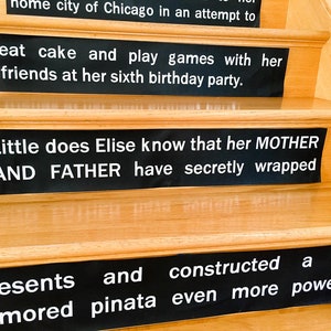 Star Wars Opening Crawl Stair Risers Signs | Printable Star Wars ...